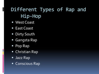 Rap And Hip Hop | PPTX