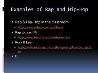 Rap And Hip Hop | PPTX