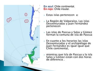 zona insular chileno | PPTX