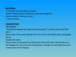 Rap a poem programming | PPT