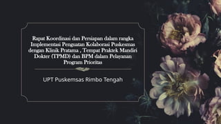 Rapat Koordinasi dan Persiapan dalam rangka Implementasi Penguatan.pptx