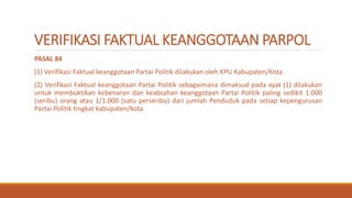 RAPAT PENYELESAIAN SENGKETA PROSES TAHAPAN PENDAFTARAN, VERIFIKASI (1).pptx