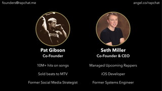 Rapchat Pitch Deck | PPT