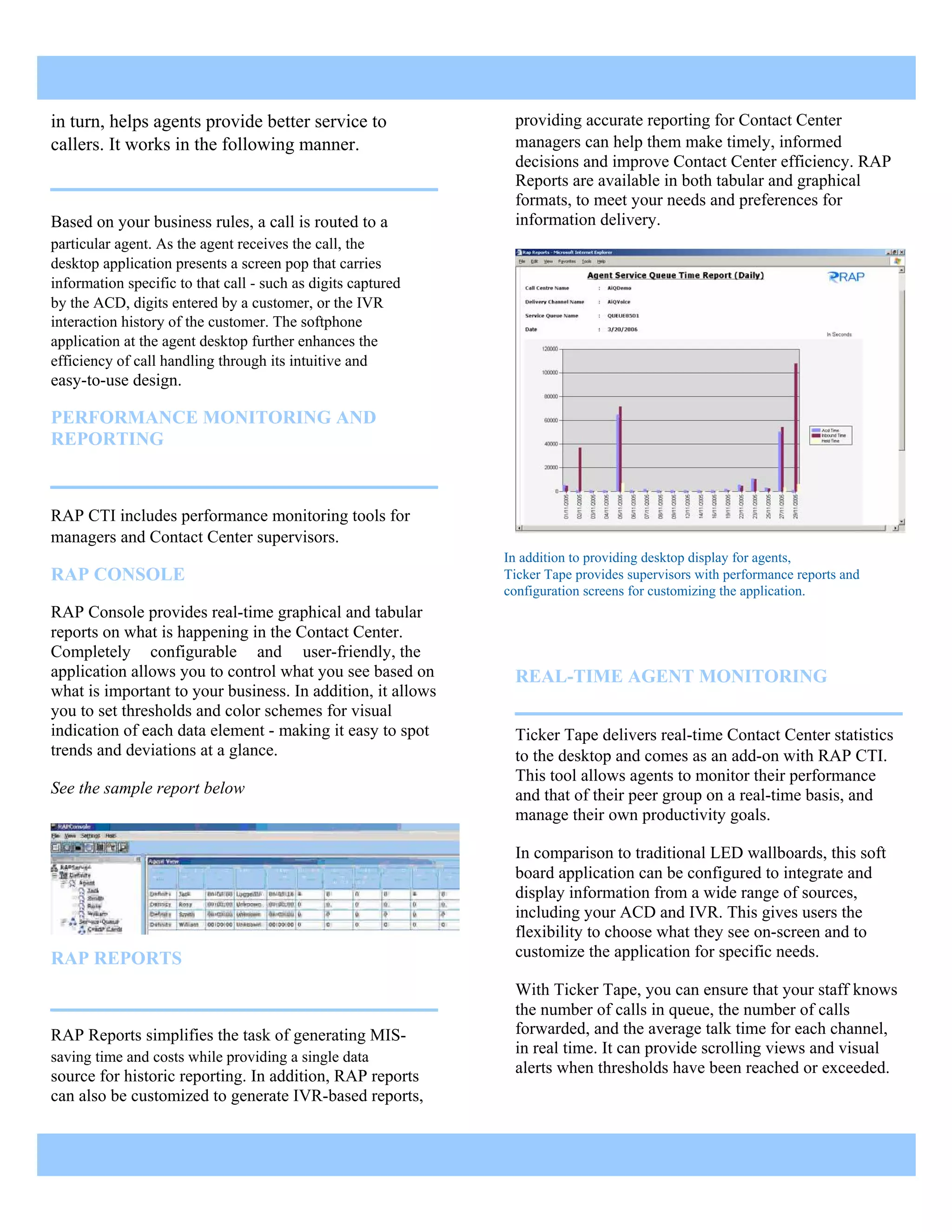 Rap CTI - Brochure | PDF