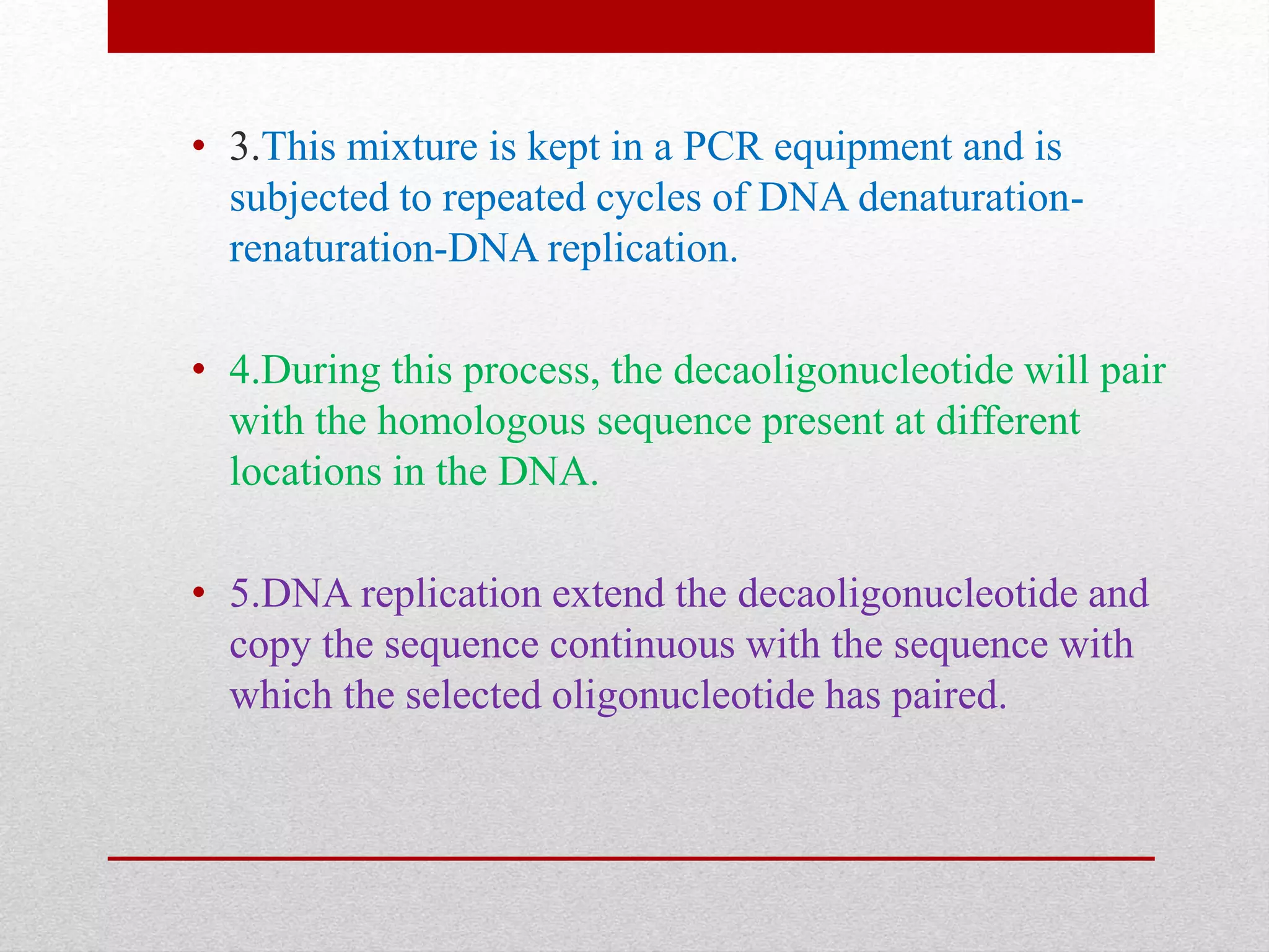 Random Amplified polymorphic DNA. RAPD | PPTX