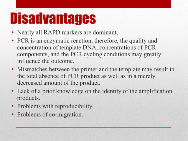 Random Amplified polymorphic DNA. RAPD | PPTX
