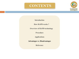 Rapd and its application | PDF