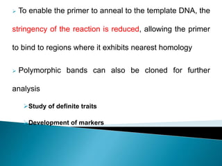 RAPD PCR for probiotic strain typing | PPT