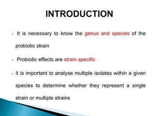 RAPD PCR for probiotic strain typing | PPT
