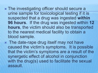 Effects Of Date Rape Drugs