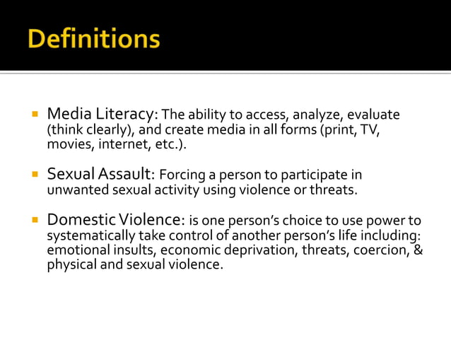 Rape culture and_media[1] | PPTX | Crime & Harmful Acts to Individuals ...