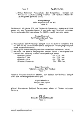 Raperda Sampah Final | PDF