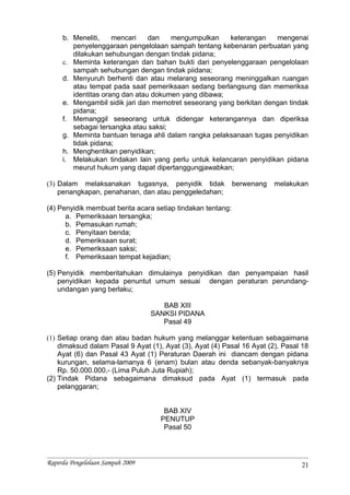 Raperda Sampah Final | PDF