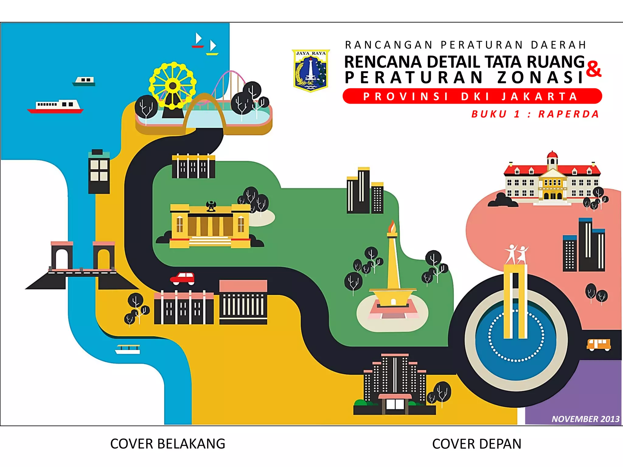 Raperda tentang RDTR dan Peraturan Zonasi Jakarta 2030 | PDF