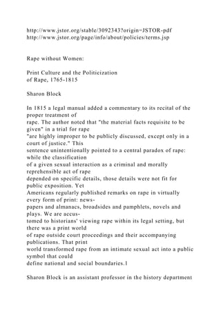 Rape without Women Print Culture and the Politicization of Ra.docx