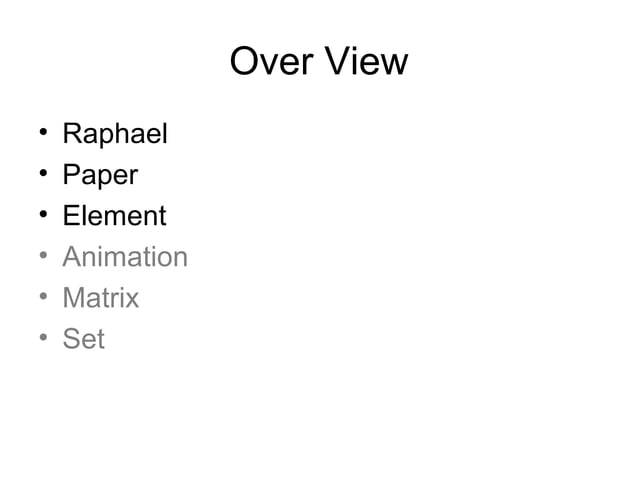 Raphael JavaScript Library | PPT
