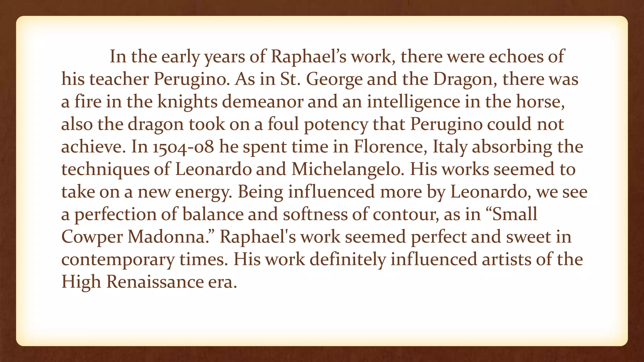 Raphael power point presentation | PPTX