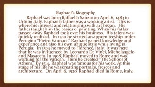 Raphael power point presentation | PPTX