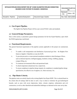 PIPELINE DESIGN, INTEGRITY AND RELIABILITY REPORT | PDF | Chemistry ...