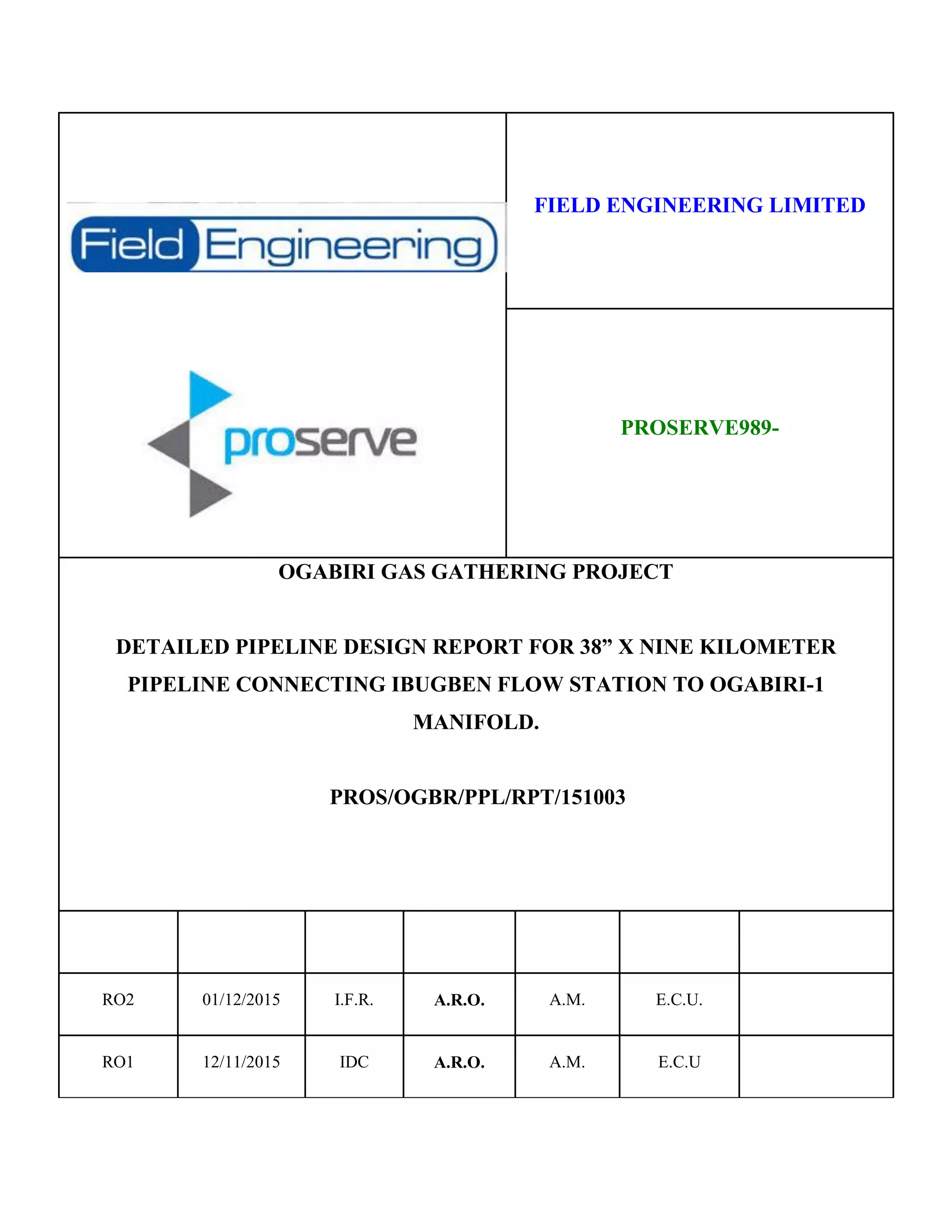 Pipeline Design Report | PDF