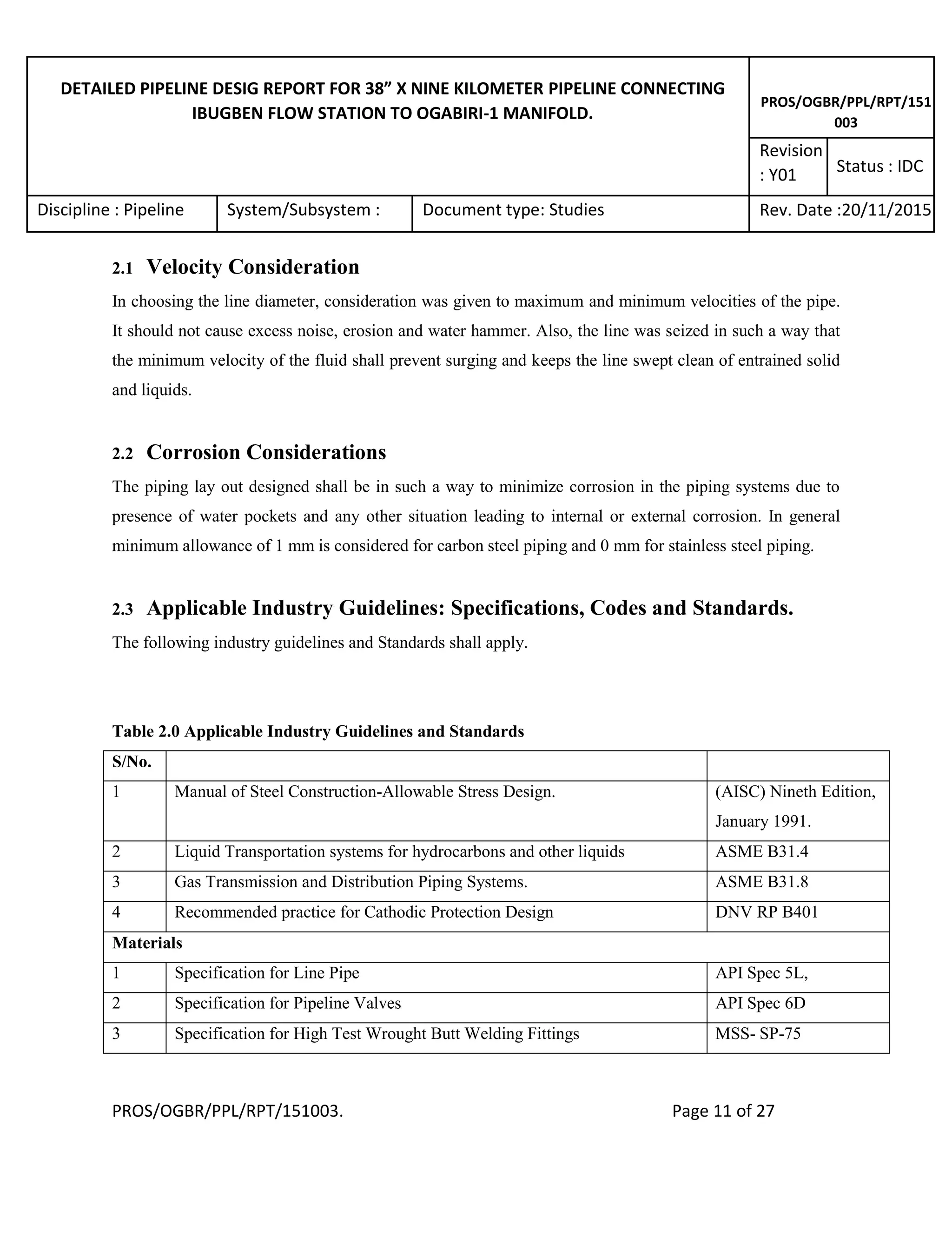 Pipeline Design Report | PDF
