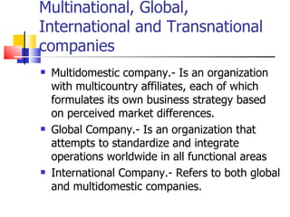 GLOBAL BUSINESS | PPT