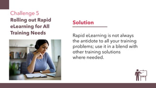 Rapid eLearning Challenges and Misconceptions Dispelled | PPT