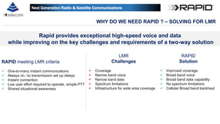 Rapid - Next Generation Radio overview (PTToC) | PPT