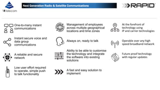 Rapid - Next Generation Radio overview (PTToC) | PPT