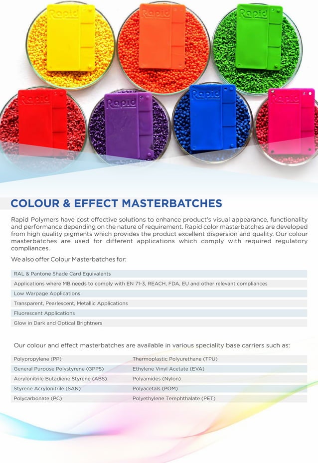 Rapid Polymer Masterbatches | PDF