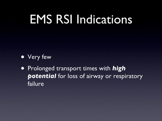 Rapid Sequence Intubation | PPT | First Aid | Injuries