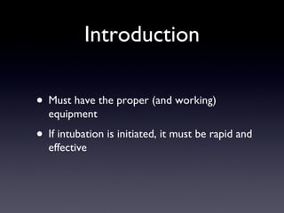 Rapid Sequence Intubation | PPT