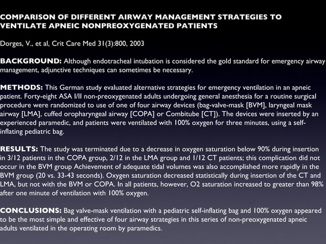 Rapid Sequence Intubation | PPT | First Aid | Injuries