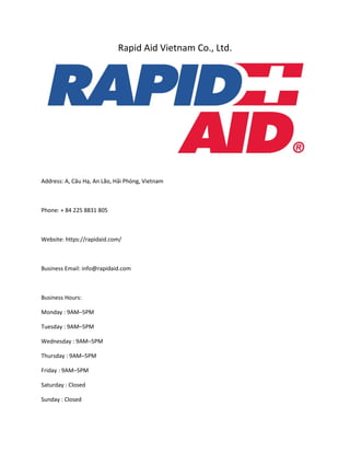 Rapid Aid Vietnam Co., Ltd. | PDF