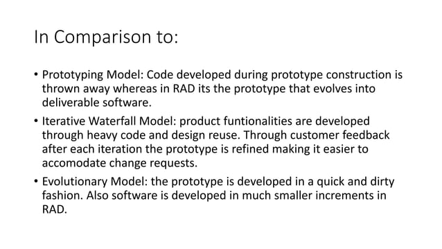 Rapid application development | PPTX