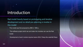 Rapid Application Development in Software Engineering | PPT