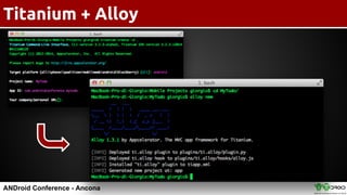 Rapid application development con titanium appcelerator | PPT