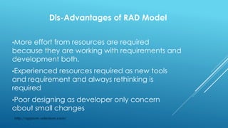 Rapid application development model | PPTX