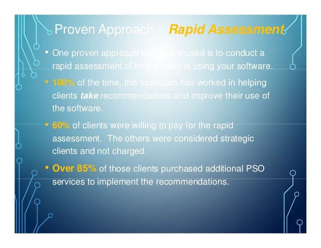 Rapid Assessment for Professional Services