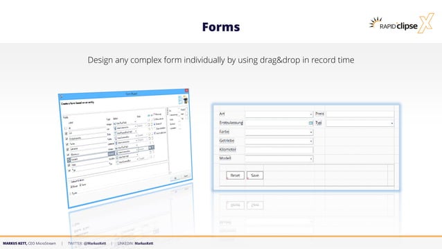RapidClipse - Visual Low-Code IDE from Eclipse | PPT