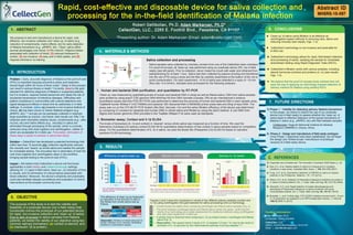 Rapid, cost effective and disposable device for saliva collection and ...