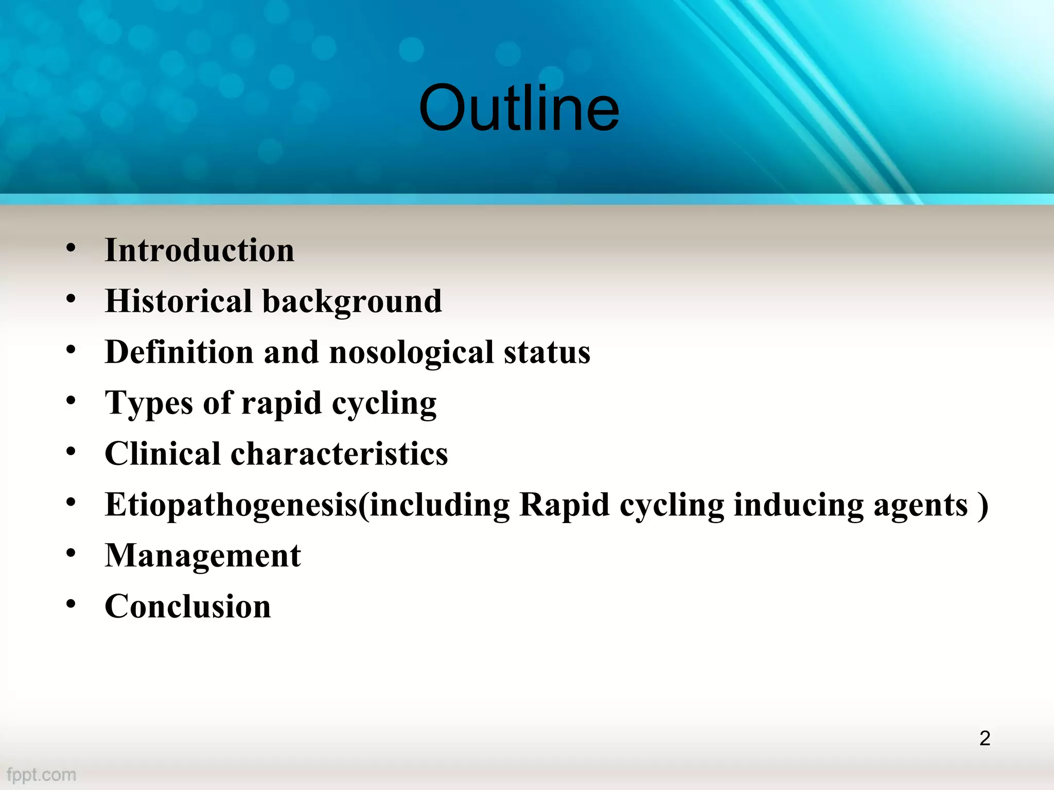 Rapid cycling bipolar disorder | PPT
