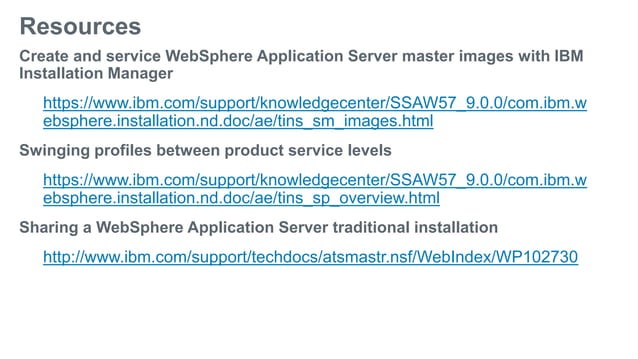 Rapid Deployments of IBM WebSphere ND at Scale | PPTX | Cloud Computing | Internet