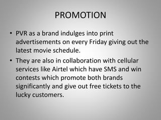 Rapid development of pvr cinemas | PPTX