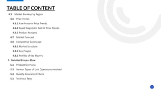 Rapid Diagnostic Test Kit Manufacturing Plant Project Report.pptx