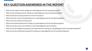 Rapid Diagnostic Test Kit Manufacturing Plant Project Report.pptx
