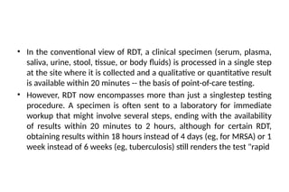 Rapid diagnostic tests notes by SANJU SAH.pptx