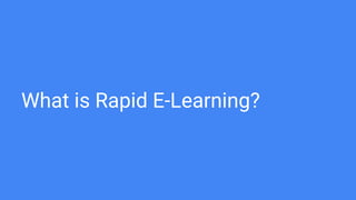 Rapid e learning | PPT