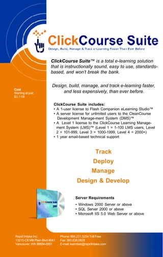 Rapid e learning products | PDF