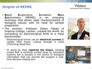 Rapid evaporative ionisation mass spectrometry (REIMS) for Food ...